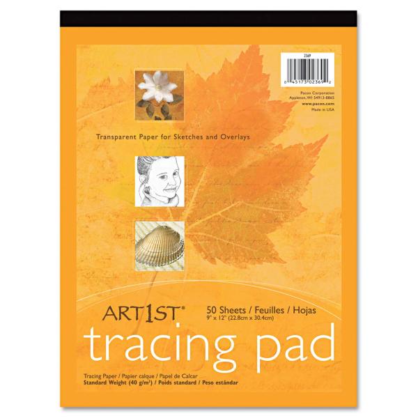 ・9" x 12" Standard-grade transparent paper for easy tracing・Durable, bleedproof paper that can be used with a variety of...