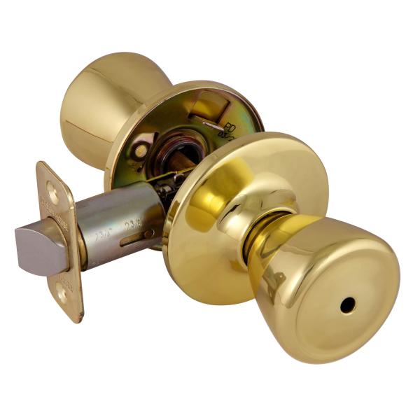 ・Finished in polished brass and designed for left or right hand doors・ANSI Grade-3 Certified for residential security・Fi...
