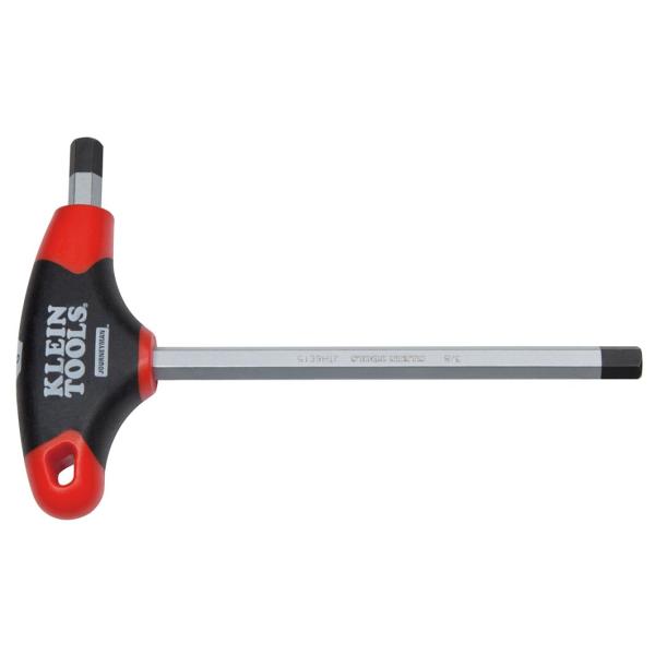 ・3/8-Inch Hex Key with T-Handle design delivers more torque to the fasteners・Soft touch grips for maximum control and co...