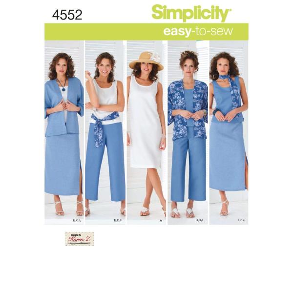 ・Includes instructions for (6) sewing patterns with templates・Plus size women's clothing sewing pattern is for sizes AA ...