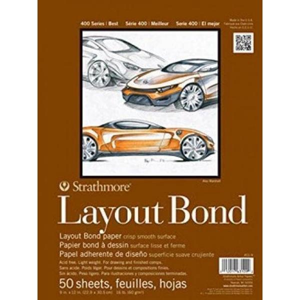 ・A light-weight paper with a crisp smooth surface ideal for mastering drawing and finished comps techniques・This package...