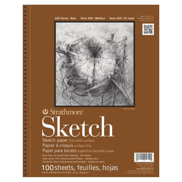 ・Artist-Recommended Sketch Paper - Loved by artists for decades, Strathmore 400 Series Sketch paper has been the trusted...