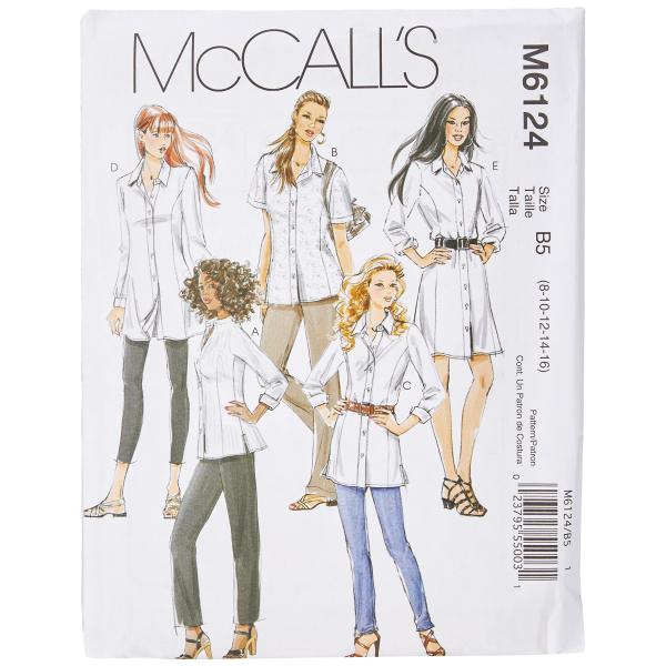 ・B5 (8-10-12-14-16)・Includes pattern pieces and sewing instructions・Made by McCall's Patterns・Copyright 2011・Printed in ...
