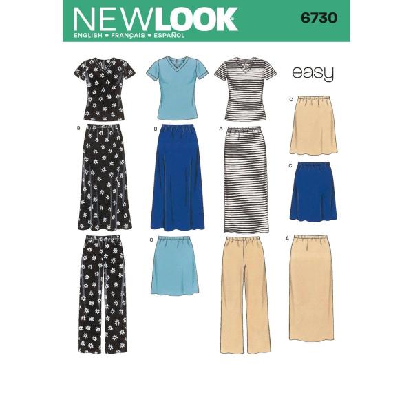 ・Misses Separates in size A (S-M-L-XL), New Look Pattern #6730・Number of looks included: 5・Designed in UK, Manufactured ...