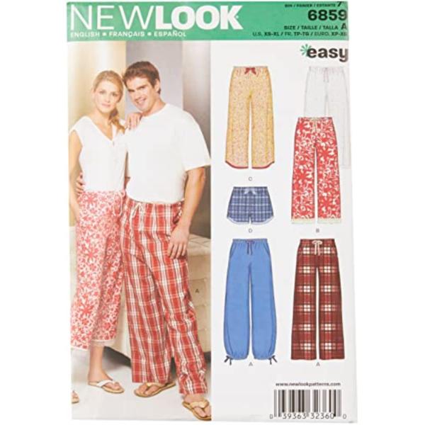 ・Includes sewing templates, pattern pieces, sizing guides, and instructions for (7) mens' and womens' pajama pants.・Clot...