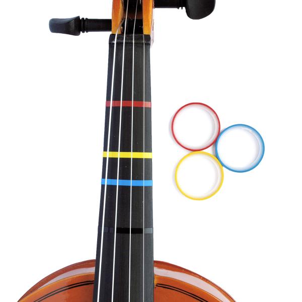 ・Includes 1 roll of red, 1 roll of yellow, and 1 roll of blue violin tape. Will not harm the finger board surface.・This ...