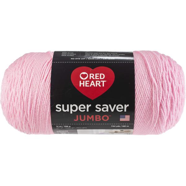 ・Versatile Acrylic Yarn: Crafted from 100% premium acrylic, our RED HEART Super Saver Jumbo yarn is perfect for a variet...