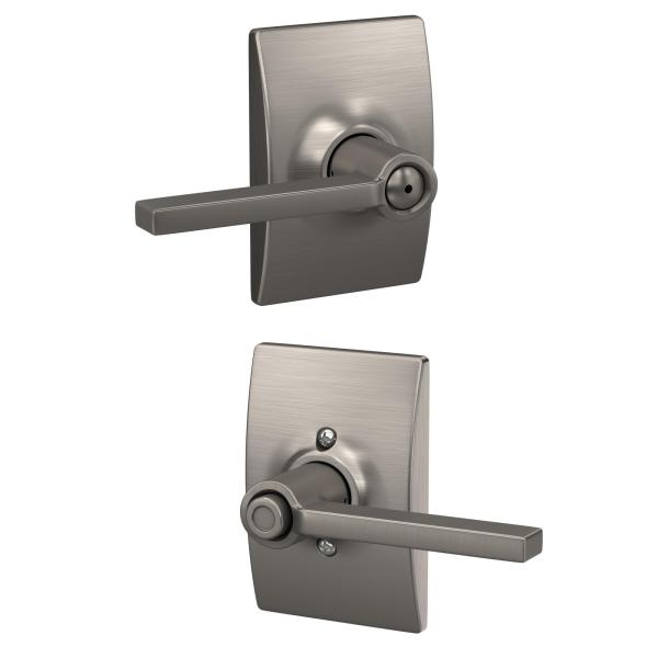 ・IDEAL USE: Privacy function is perfect for use on bedroom and bathroom doors where locking may be desired; push button ...