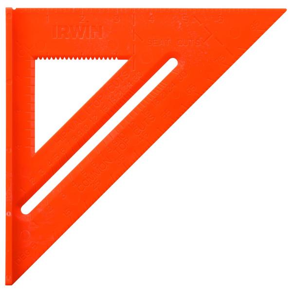 ・Durable rust- proof ABS Plastic・Permanent deep markings・Can be used as a protractor, saw guide and tri and mitre square...