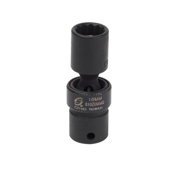 ・Premium Universal Socket: 1/4 in. drive 10mm 12-point universal impact socket for professional and industrial applicati...