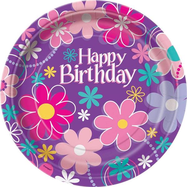 ・PACKAGE INCLUDES: 8 party dinner paper plates - 7" diameter・FABULOUS DESIGN: Create a fabulous table setting with these...