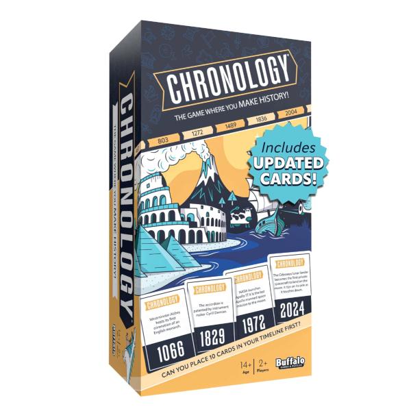 ・HISTORICAL TIMELINE CHALLENGE: Engage in this fun and educational party game where your goal is to build a timeline of ...