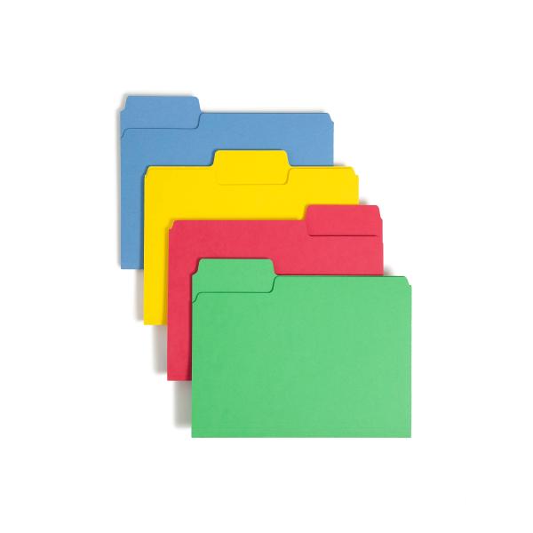 ・Easily spot the files you need with these letter size file folders (11-5/8" W x 9-1/2" H overall, 8-5/8" H body) that f...