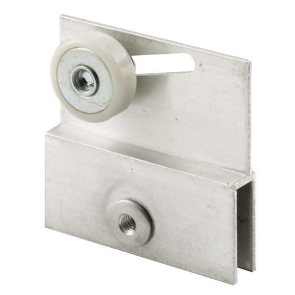 ・Used on frameless shower door systems・3/4 inch outside diameter roller, bracket channel has 1/4 inch wide inside dimens...