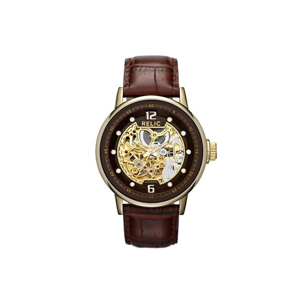 ・Editor's Notes: The perfect combination of style and function, this automatic watch features a gold-tone stainless stee...