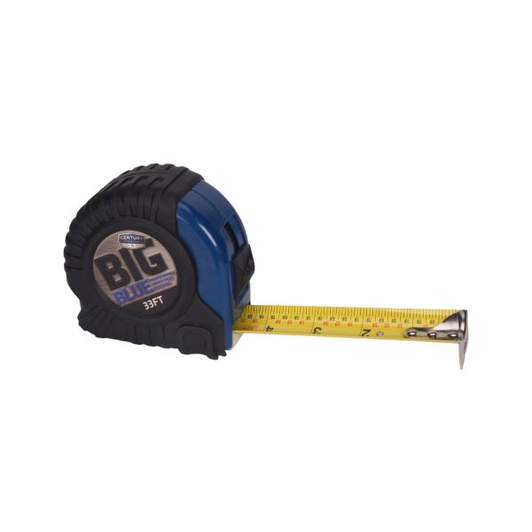 ・Professional-Grade Design with Extra-Wide Blade: The Century Big Blue Tape Measure features a full 1-1/4" wide blade th...