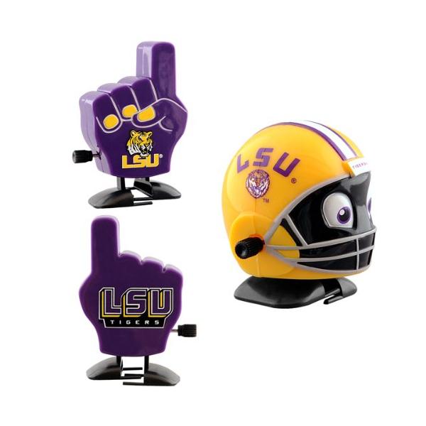 Bleacher Creatures製 NCAAルイジアナ州立大学ファイティン・タイガースのヘルメット型ゼンマイフィギュアとファンフィンガーのセットです。ゼンマイ式で動くミニチュアヘルメットフィギュアとファンフィンガー各1個入りです。公式ラ...
