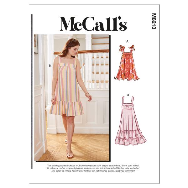 ・Women's sewing pattern packet comes with sewing templates, fabric recommendations, pattern pieces, sizing guides, and i...