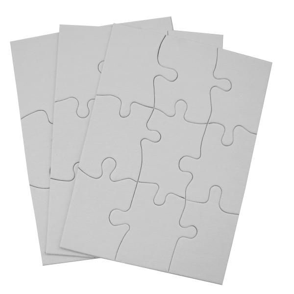 ・The 9-piece puzzle is available in a 4" x 5-1/2" size with either 12 or 24 puzzles per package・The puzzle pieces are ea...