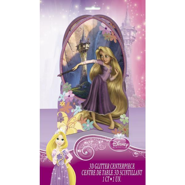 ・1 Disney Tangled Centerpiece Decoration・Rapunzel Table Centerpiece measures 12"H x 7.5"W・Works wonderfully for a prince...