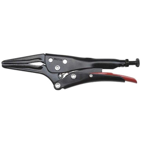 ・Long slim jaw design・Curved Section・Pliers can reach deep into recessed areas・Can hold rounded objects・Great for holdin...
