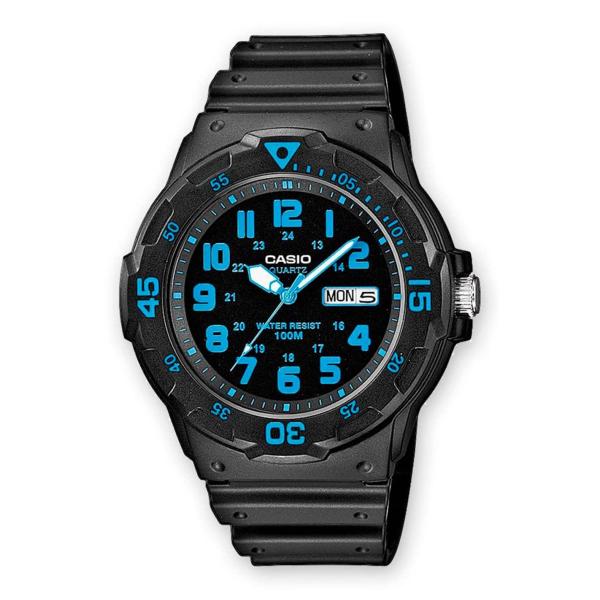 ・DIVER-INSPIRED DESIGN WITH FUNCTIONAL ROTATING BEZEL: The Casio MRW200H Series features a sporty, diver-style aesthetic...