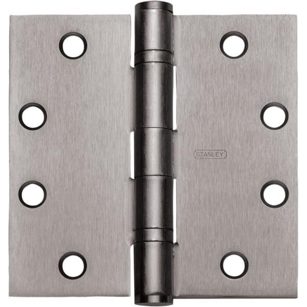 ・Full Mortise Ball Bearing Standard Weight Square Corner Hinge # 068261 Satin Chrome Finish・Made in China・Manufactured b...