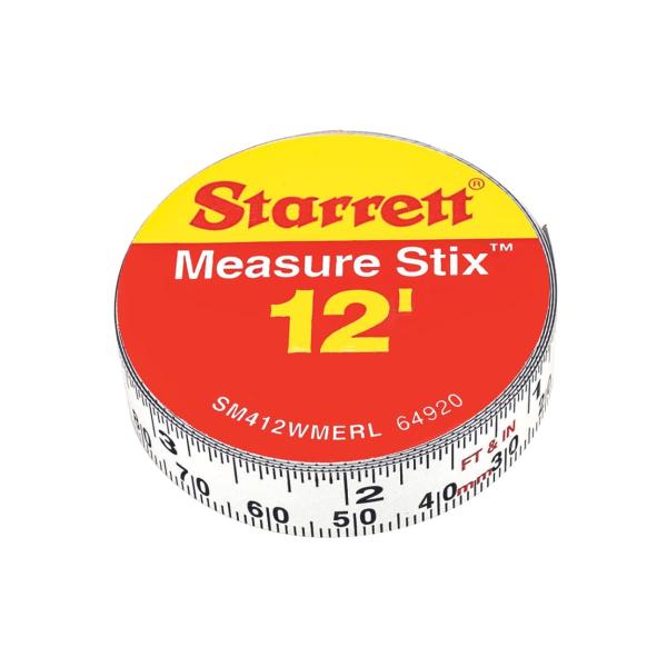 ・Mounting Capability - Starret Tape Measure Stix can be mounted on workbenches, saw tables, drafting tables, and more. E...