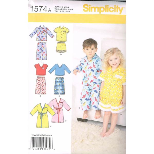 ・Includes sewing templates, fabric suggestions, sizing guides, and instructions to create (4) matching pajama tops and b...