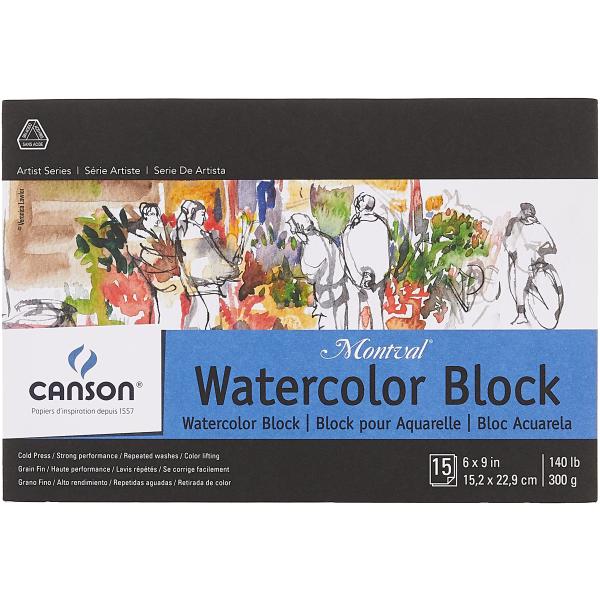 ・French paper that performs beautifully with all wet media・Surface withstands scraping, erasing, and repeated washes・Mol...