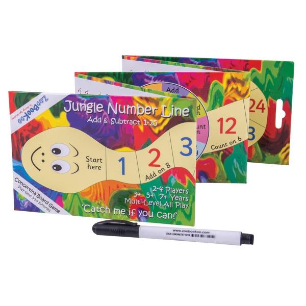 ・Learn basic addition ＆ subtraction with the ZooBooKoo jungle number line game・Educational game with three skill levels ...