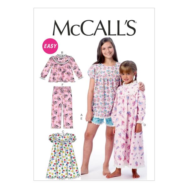・Size: CCE (3-4-5-6)・Includes pattern pieces and sewing instructions・Made by McCall's Patterns・Copyright 2013・Printed in...