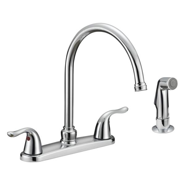 ・EZ-FLO KITCHEN FAUCET: This EZ-FLO high-arc kitchen faucet is providing a sleek and contemporary look to your kitchen s...