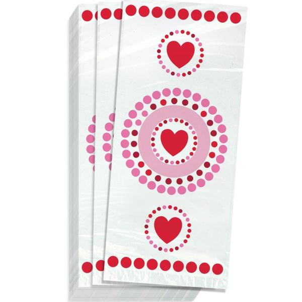 ・PACKAGE INCLUDES: 20 Valentine's Day cellophane bags - 11" x 5"・LIVELY DESIGN: Give out candy and treats with these ado...