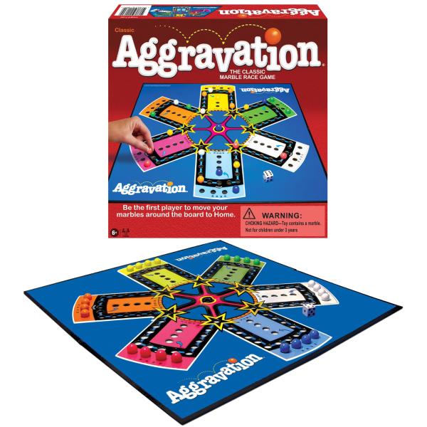 ・THE ORIGINAL: Take a trip down memory lane with this wonderful edition of the fun family-favorite, the Aggravation Game...