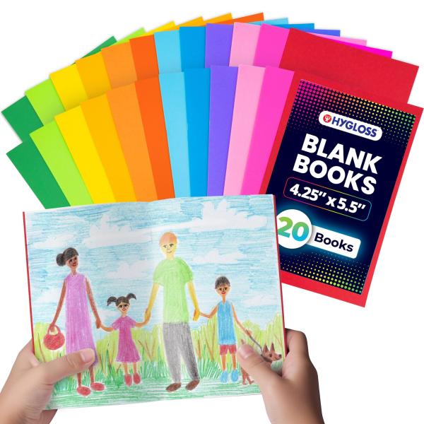 ・BLANK BOOKS TO WRITE STORIES - Inspire young writers and artists with this blank book set, featuring 24 unlined pages a...
