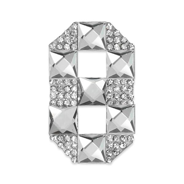 ・Design and Aesthetics: The appliques feature a sparkling rhinestone design, adding a touch of elegance and glamour.・Ver...