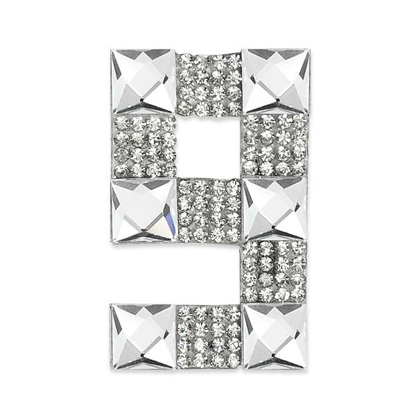 ・Design and Aesthetics: The appliques feature a sparkling rhinestone design, adding a touch of elegance and glamour.・Ver...