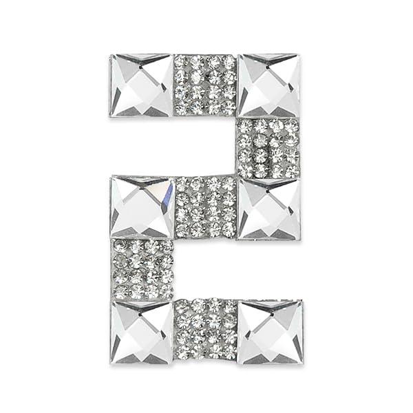 ・Design and Aesthetics: The appliques feature a sparkling rhinestone design, adding a touch of elegance and glamour.・Ver...