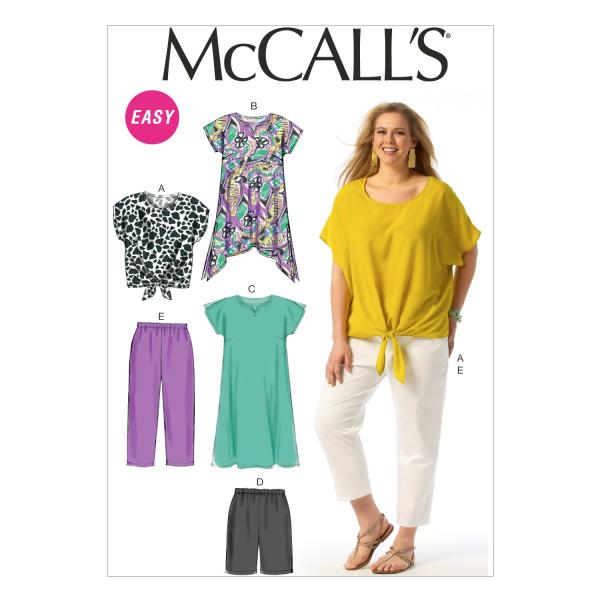 ・Size: KK (26W-28W-30W-32W)・Includes pattern pieces and sewing instructions・Made by McCall's Patterns・Copyright 2014・Pri...
