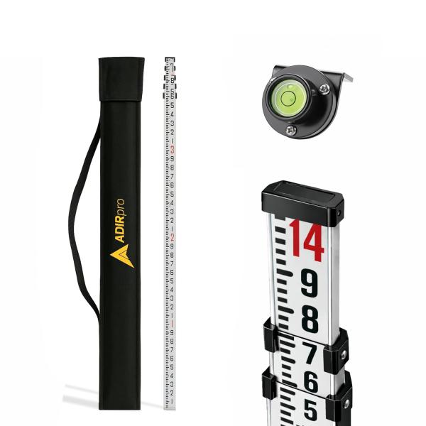 ・HIGH QUALITY. This 14-foot tension rod is constructed from lightweight and durable aluminum alloy, with easy to read we...