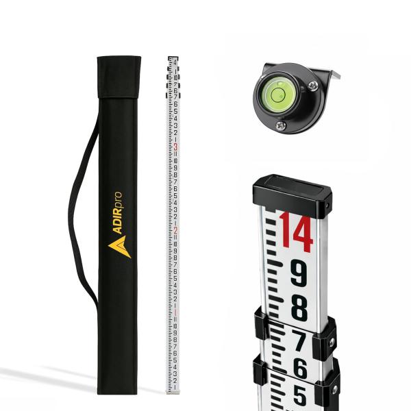 ・HIGH QUALITY. This long tension rod is constructed from lightweight and durable aluminum alloy, with easy to read weath...