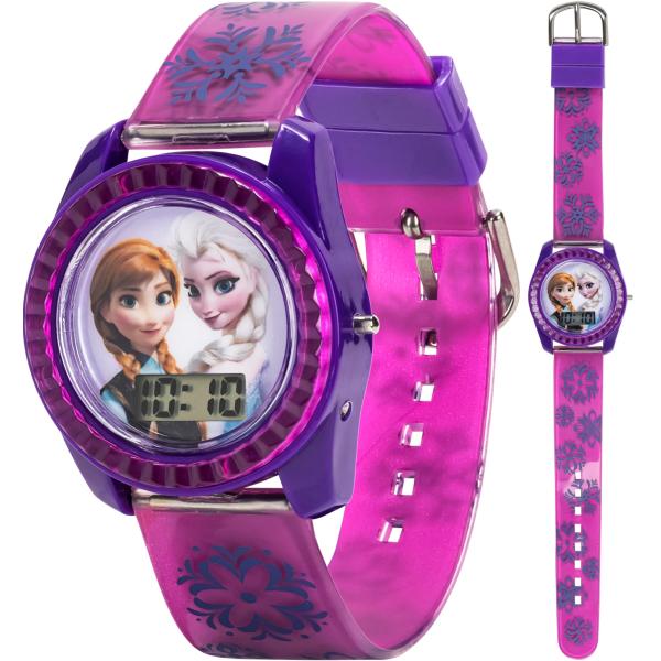 ・Magical Frozen Design - Features Anna ＆ Elsa on the dial, perfect for young Frozen fans・Easy-to-Read LCD Screen - Digit...
