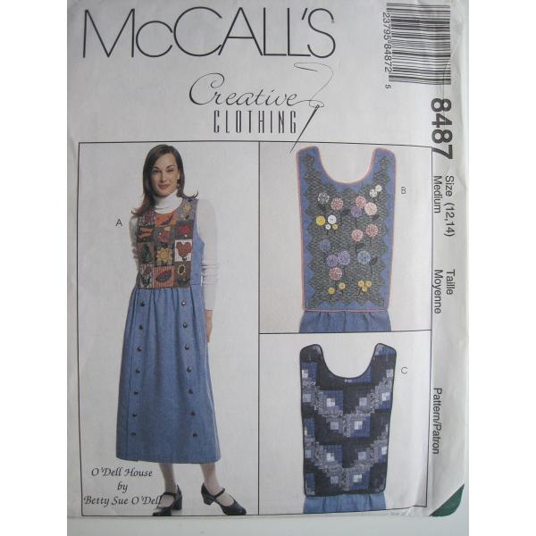 ・デザイン：O'Dell House、Betty Sue O'Dell・McCall's クリエイティブ クロージング 裁縫型紙・サイズM（12-14）・1996年版