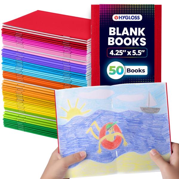 ・BLANK BOOKS TO WRITE STORIES - Inspire young writers and artists with this blank book set, featuring 24 unlined pages a...