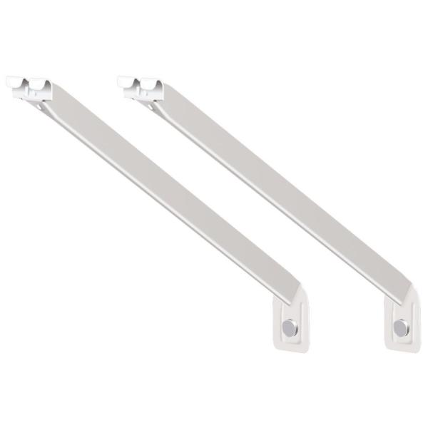 ・WHAT'S INCLUDED: (2) Support Brackets, (2) Anchors, (2) No. 8 Pins・SUPPORTS FRONT LIP OF SHELVING: Provides sturdy supp...