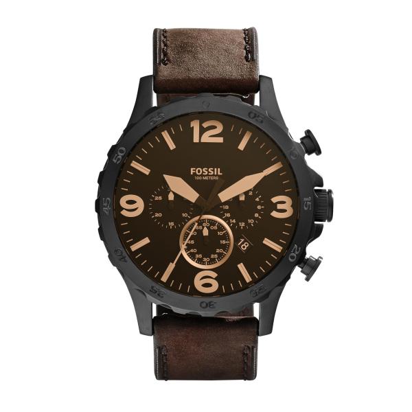 ・WEEKEND STYLE: Nate's eye-catching construction and chronograph functionality play with a modern aesthetic; this men's ...