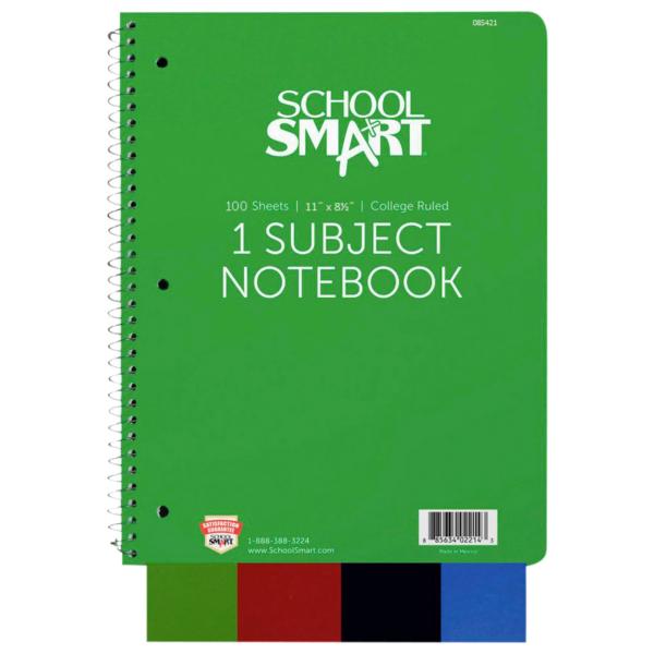 ・3-hole punched notebook fits perfectly in 3-ring binders・Sulphite paper is extra smooth for your comfort・Left margin fo...