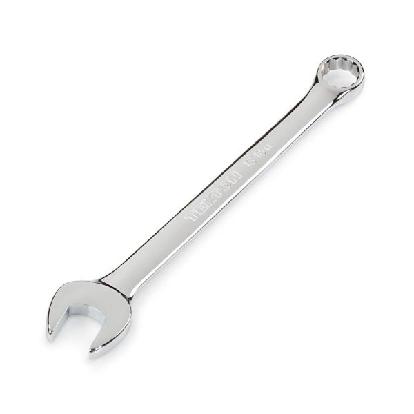 ・Angled Open End - To reduce the working swing arc in tight spaces, the open end is angled 15 degrees so the wrench can ...