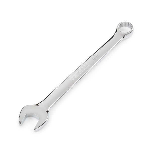 ・Angled Open End - To reduce the working swing arc in tight spaces, the open end is angled 15 degrees so the wrench can ...